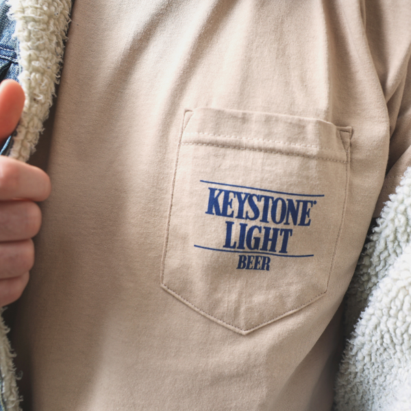 1989 Logo Heavyweight Pocket Tee – Keystone Light
