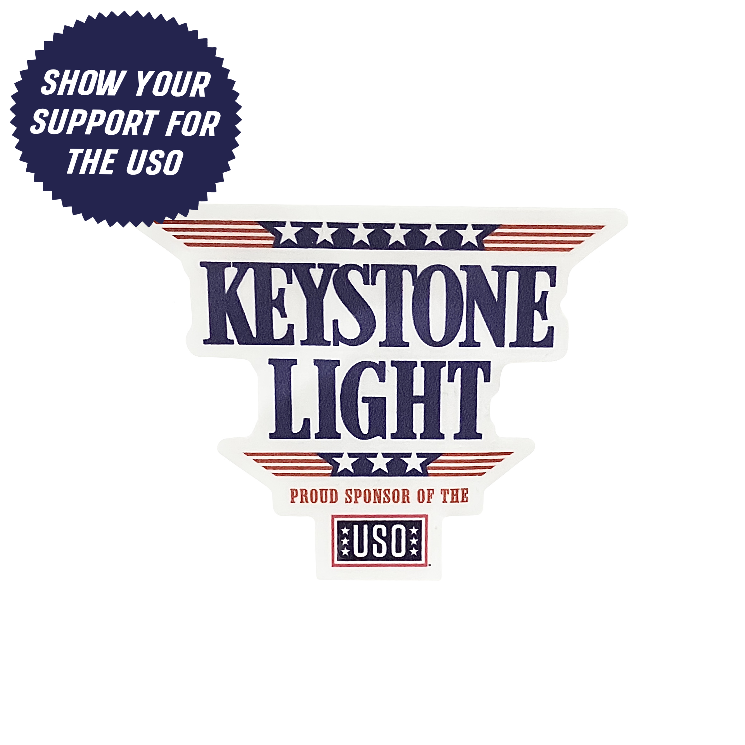 Keystone Light x USO Sticker